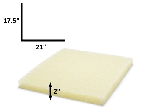 Waterfall Filter Pad (17.5" x 21" x 2") – Dietter's Water Gardens