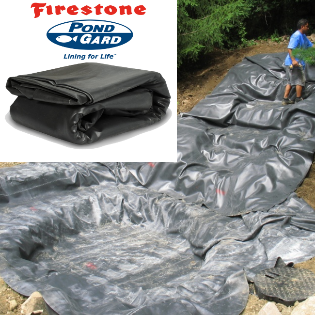 Firestone Pond Liner Liner & Underlayment PondGard Rubber Liner